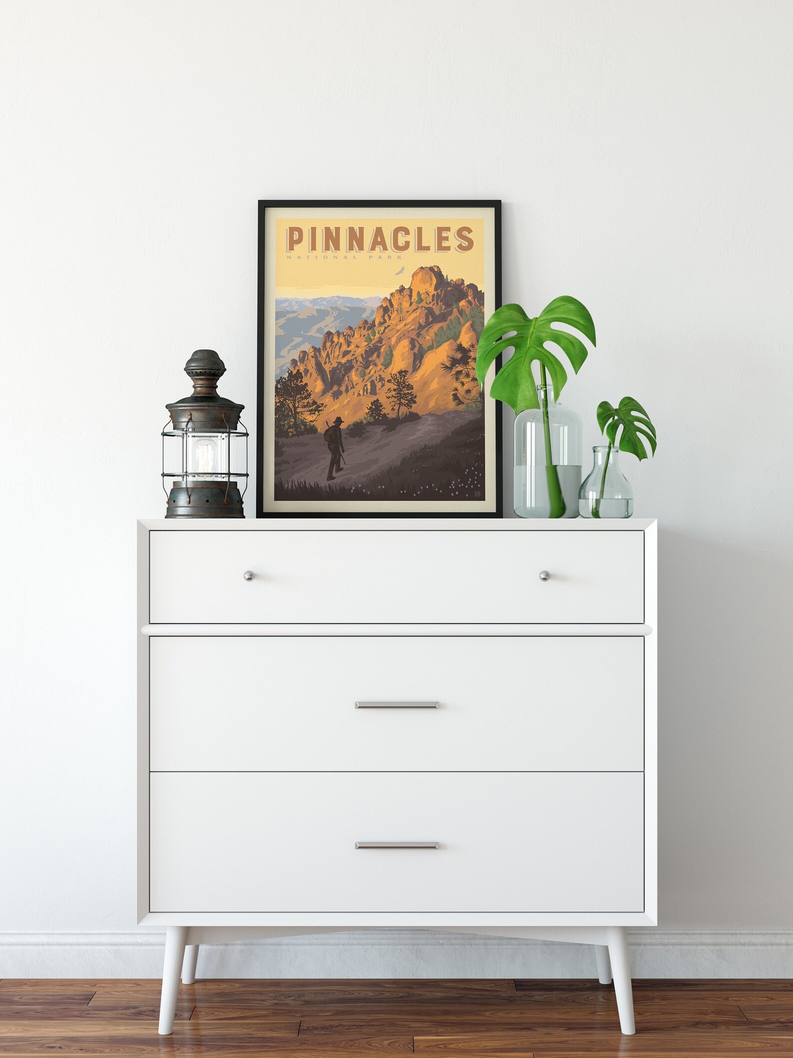 Pinnacles National Park Travel Poster by Anderson Design Group - Etsy