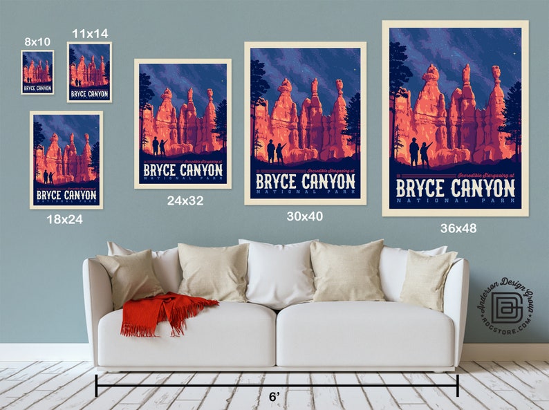 Bryce Canyon National Park Travel Poster by Anderson Design Group ...