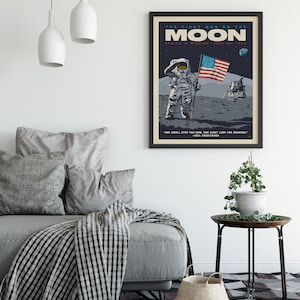 NASA 1969: First Man on the Moon Poster by Anderson Design Group ...