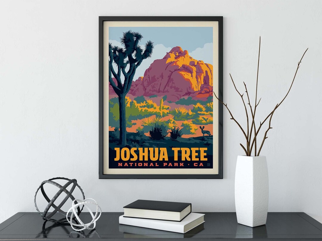 Joshua Tree National Park Travel Poster by Anderson Design Group ...