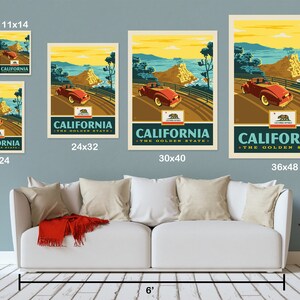 California the Golden State Vintage Poster by Anderson Design Group ...