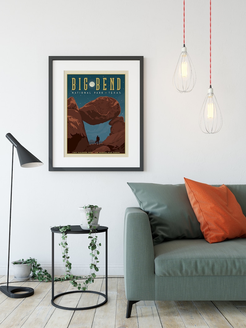 Big Bend National Park Travel Poster by Anderson Design Group ...