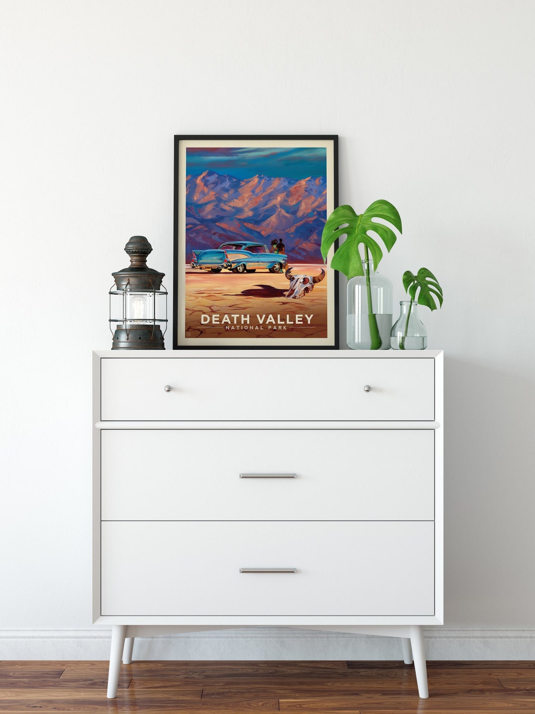 Death Valley National Park Vintage Travel Poster by Kai Carpenter ...