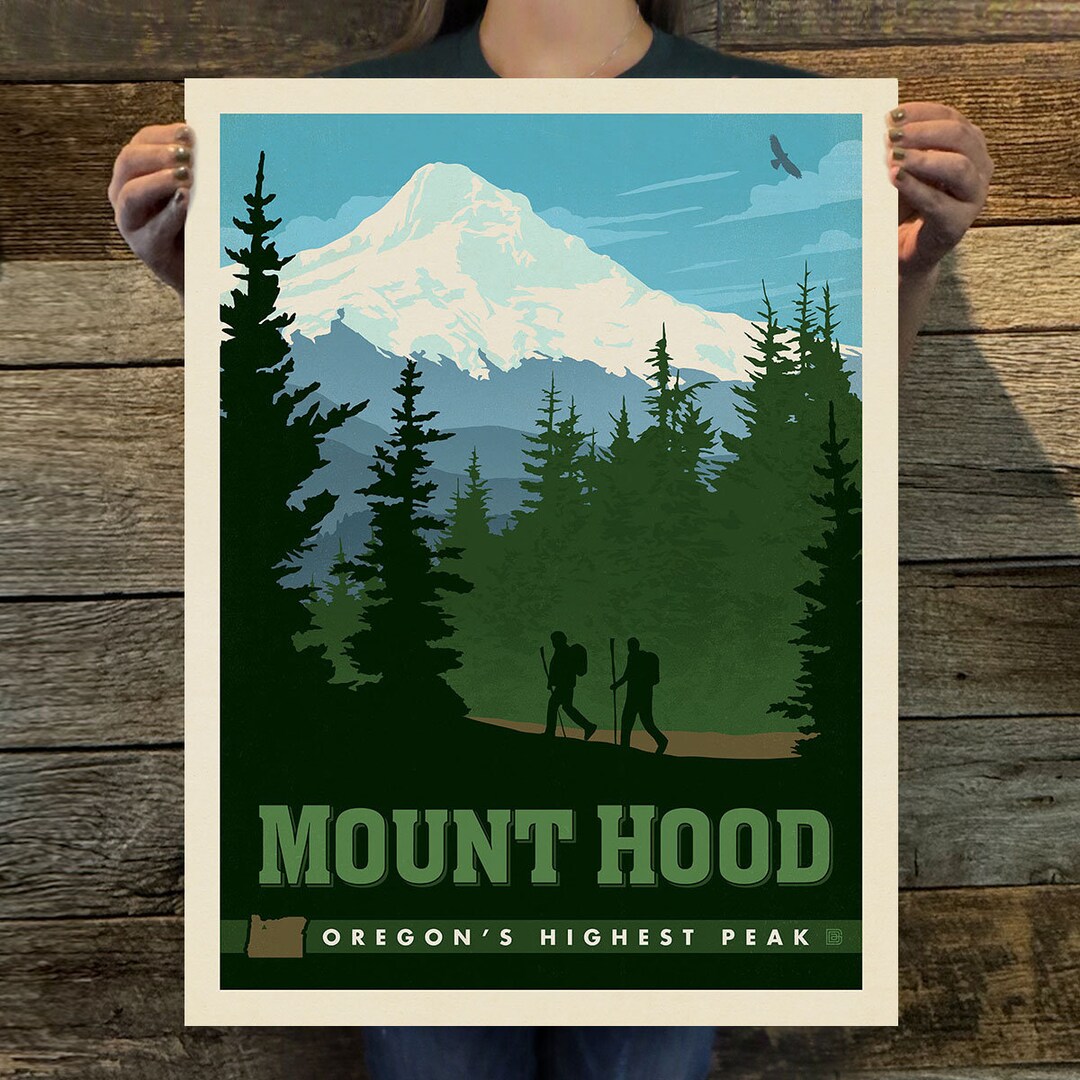 Oregon: Mount Hood Travel Poster by Anderson Design Group | American ...