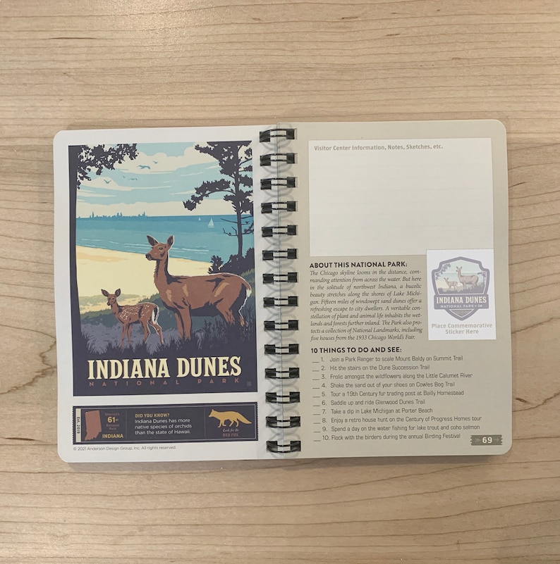 National Park Adventure Guide Book 63-park Edition by - Etsy