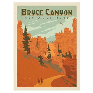 Bryce Canyon National Park Travel Poster by Anderson Design Group ...