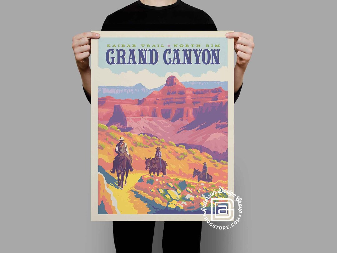 Grand Canyon National Park Travel Poster by Anderson Design Group ...