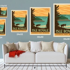 Isle Royale National Park Travel Poster by Anderson Design Group ...