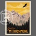 Mt. Rushmore National Memorial Travel Poster by Anderson Design Group ...