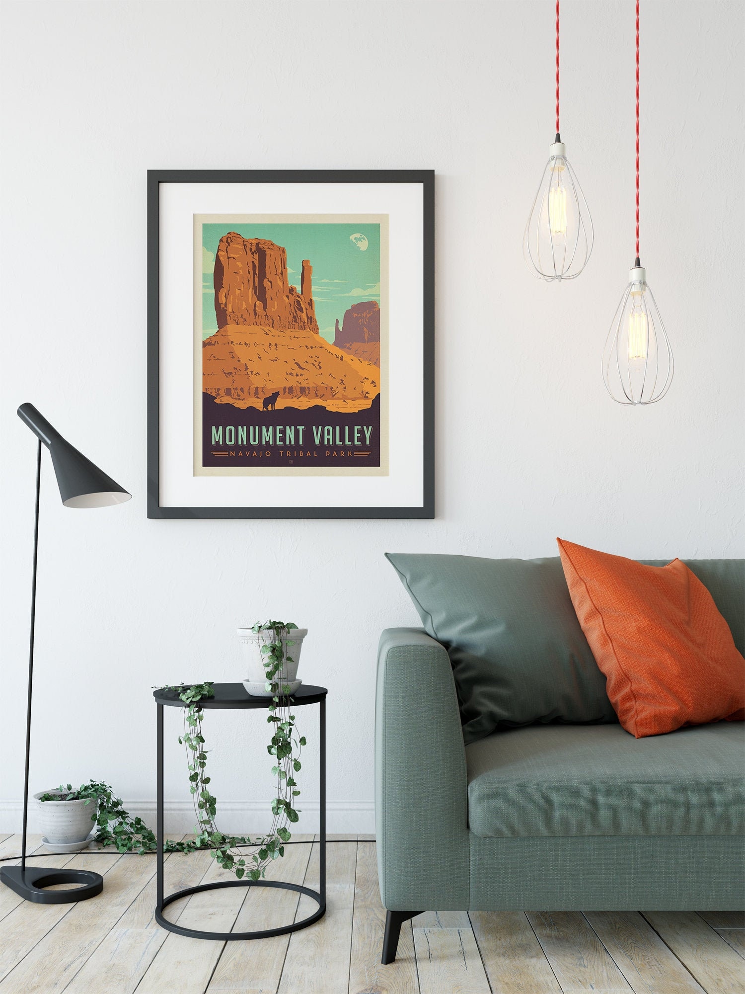 Monument Valley National Park Travel Poster by Anderson Design - Etsy