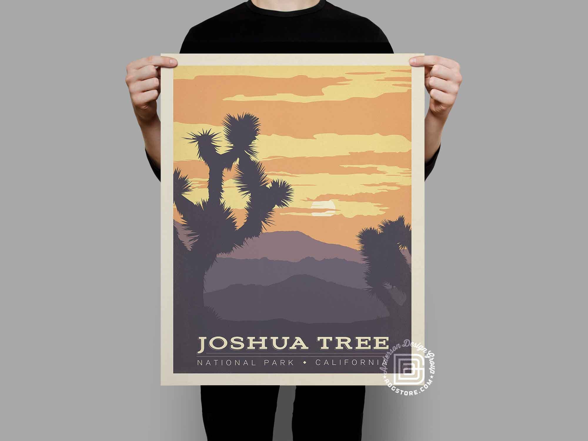 Joshua Tree National Park Travel Poster by Anderson Design Group ...