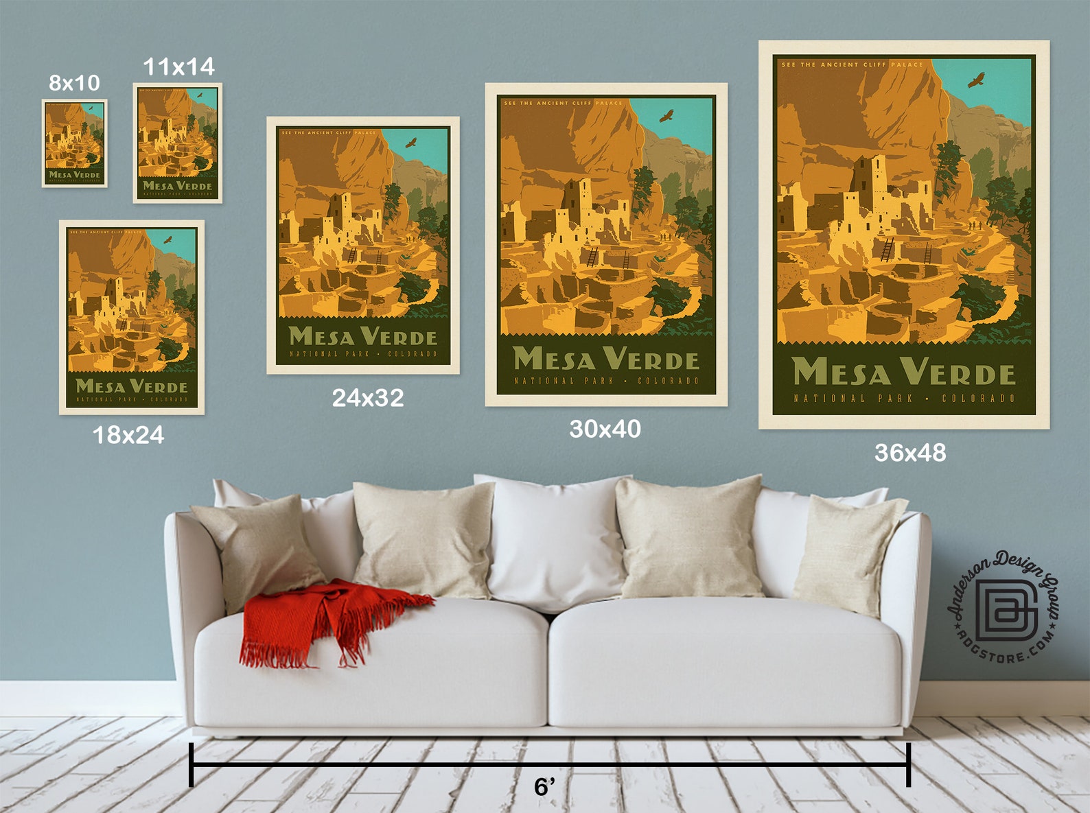 Mesa Verde National Park Travel Poster by Anderson Design Group ...