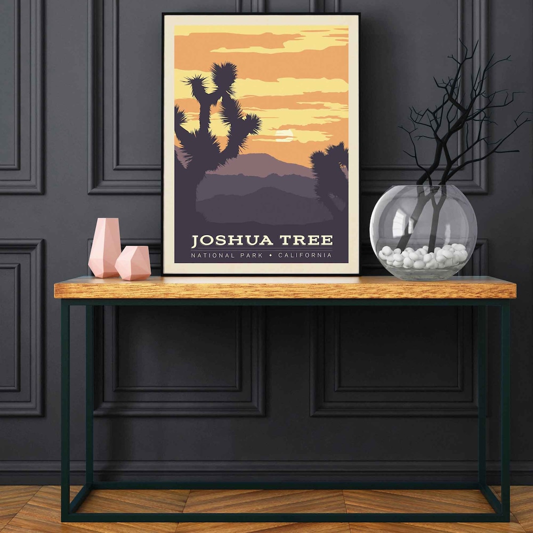 Joshua Tree National Park Travel Poster by Anderson Design Group ...