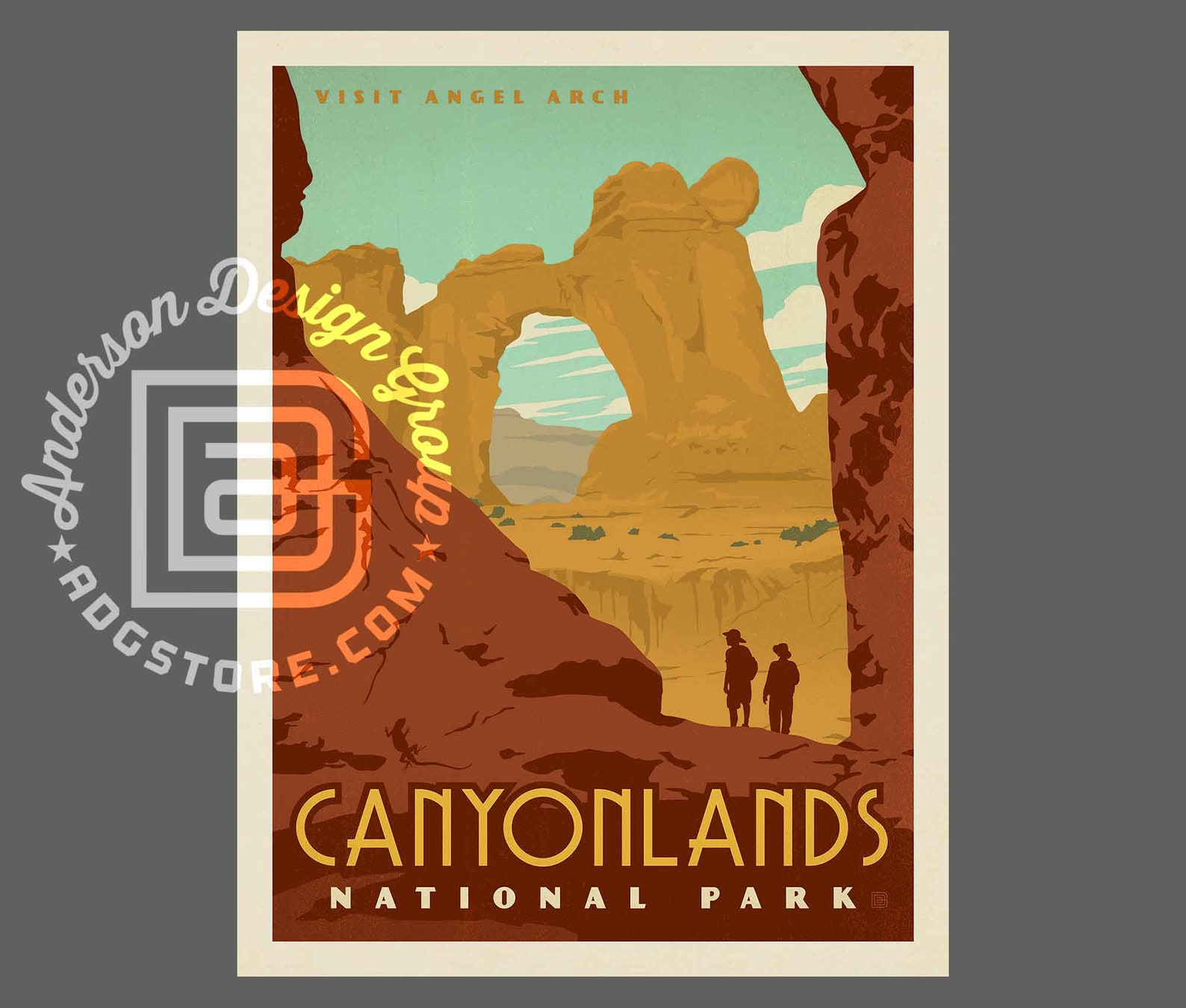 Canyonlands National Park Travel Poster by Anderson Design | Etsy