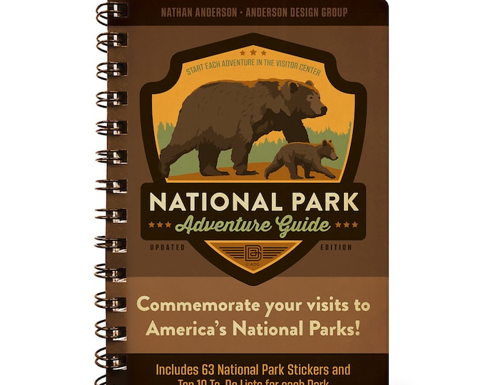 National Park Adventure Guide Book (63-park Edition) by Anderson Design ...