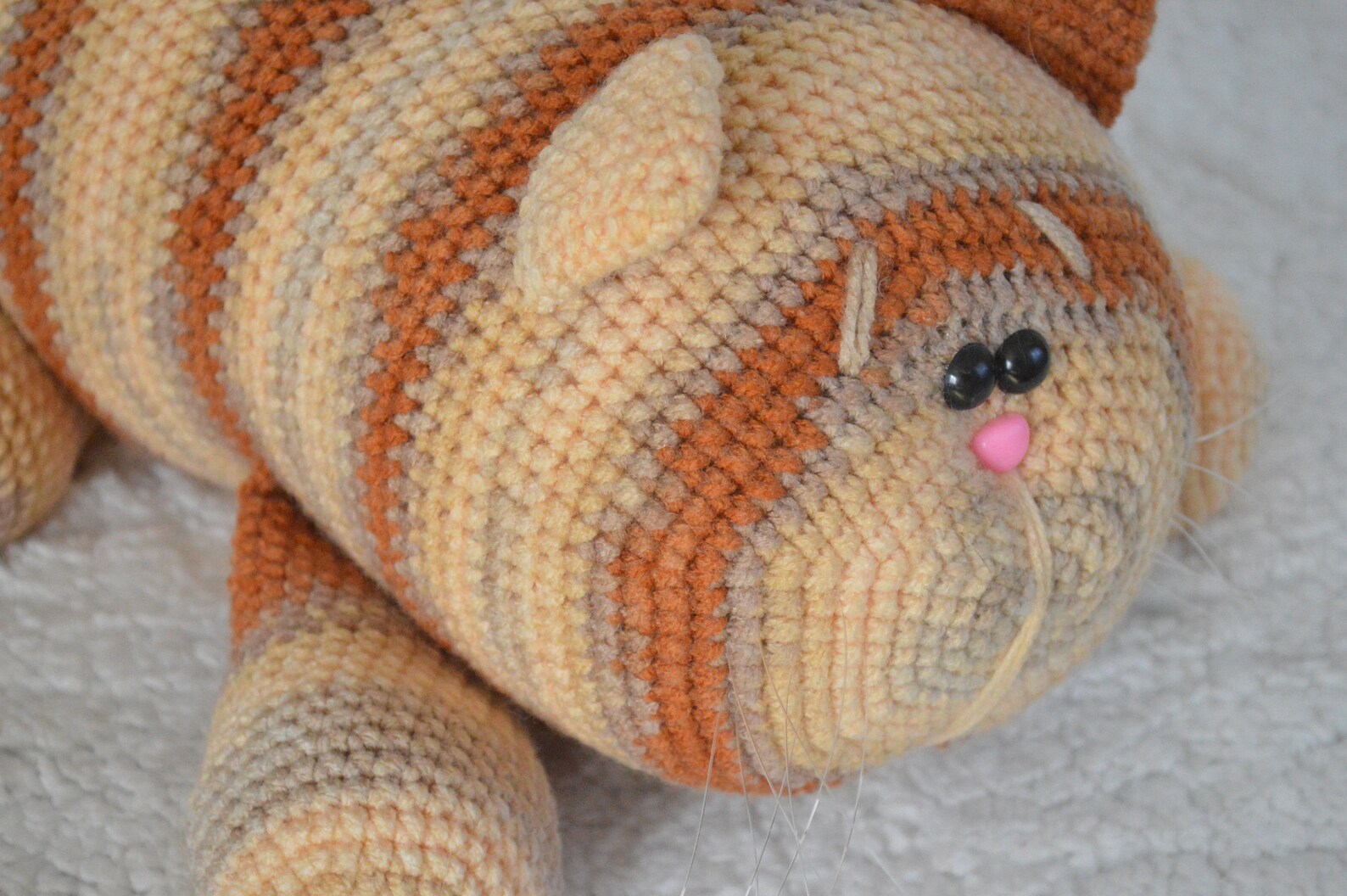 Funny fat cat plush toy large stuffed toy as a neutral pillow | Etsy