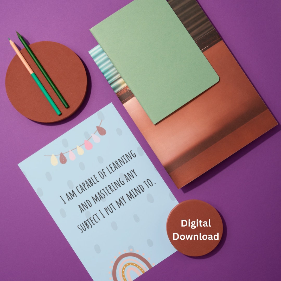 25 Classroom Affirmation Cards - Etsy UK