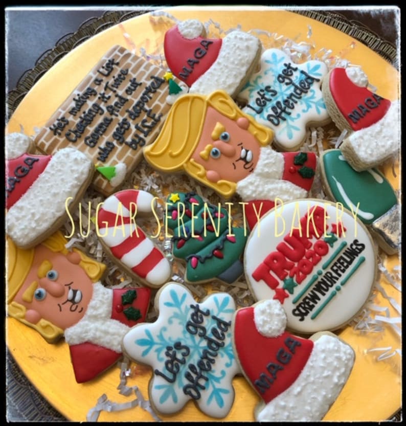 Custom Trump Cookies 2 dozen | Etsy