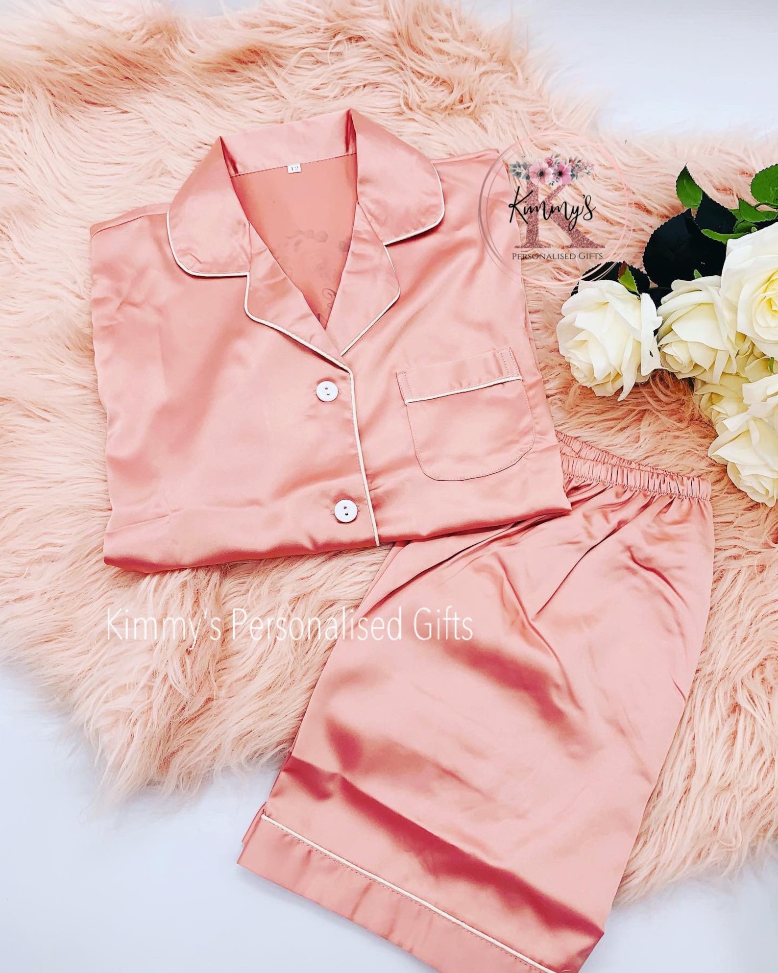 Flower Girl Pyjamas, Flower Girl Pjs, Childrens Pjs, Birthday Pjs ...