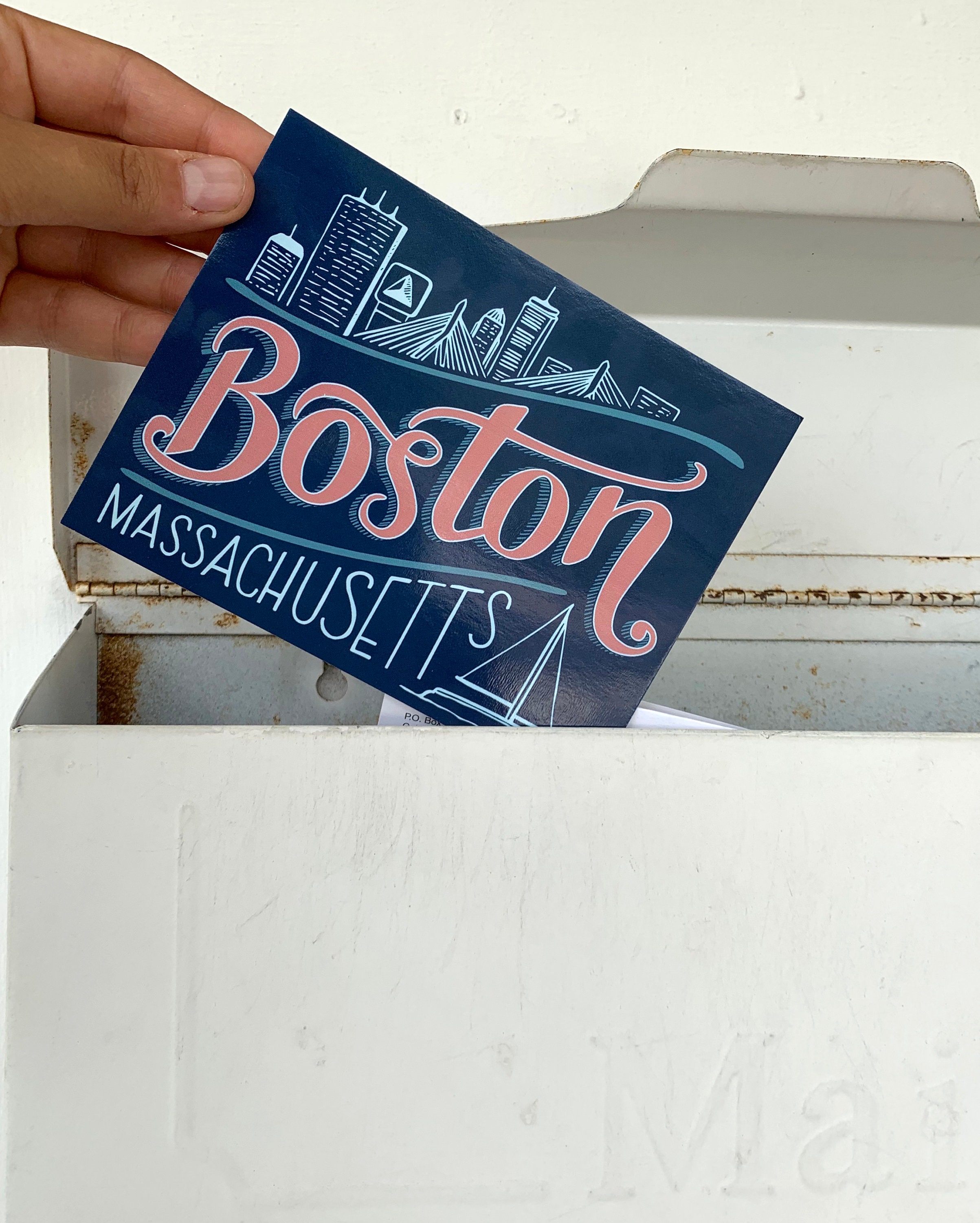 Boston, Massachusetts Postcard (set of 3) - Etsy