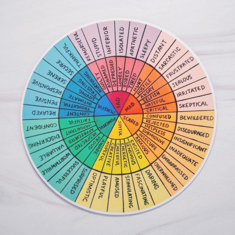 Funny Emotions Chart - Etsy