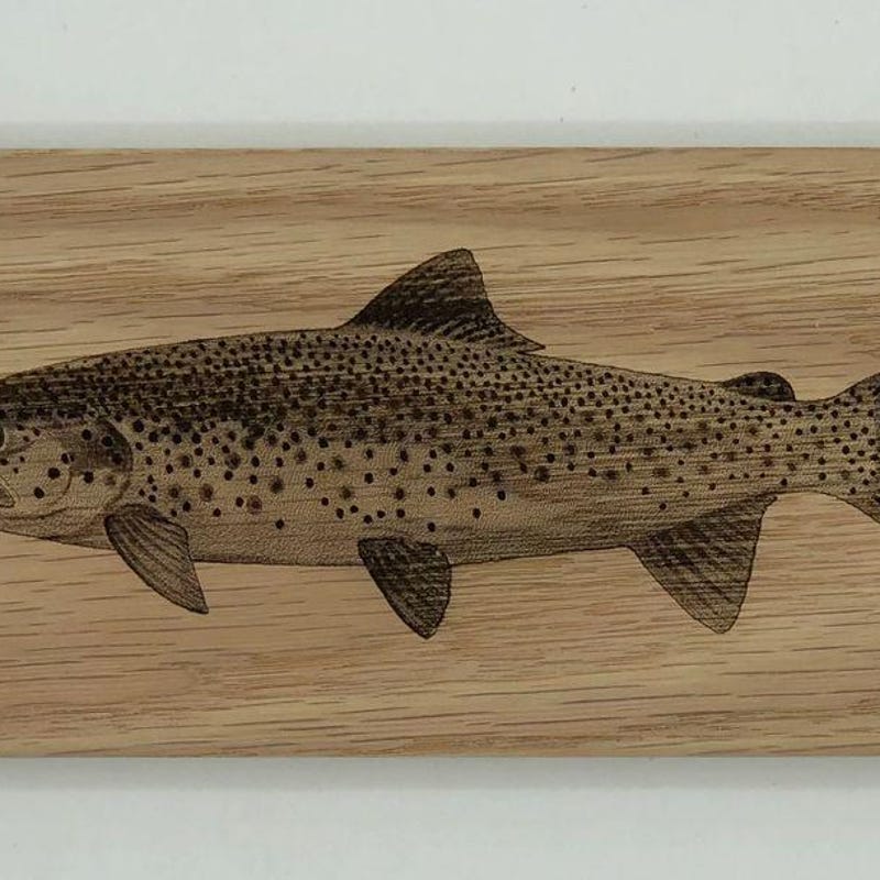 Trout Tiles - Etsy