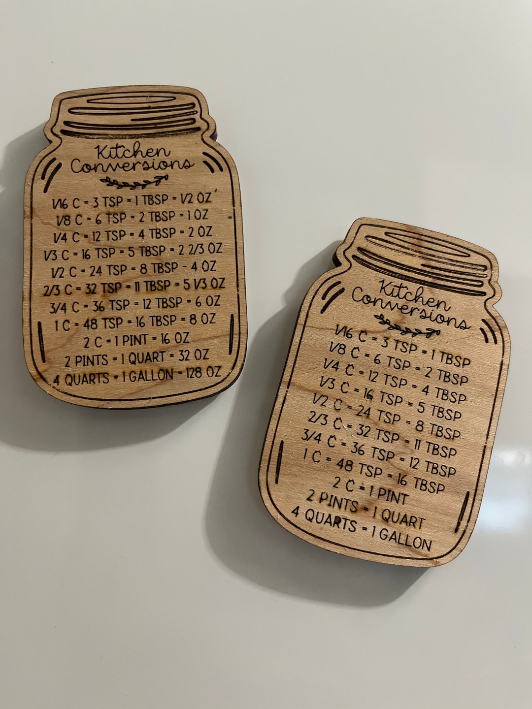 Kitchen Conversion Magnets - Etsy