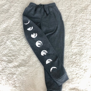 Moon Phases Joggers / Moon / Celestial Joggers / Planets Sweatpants ...