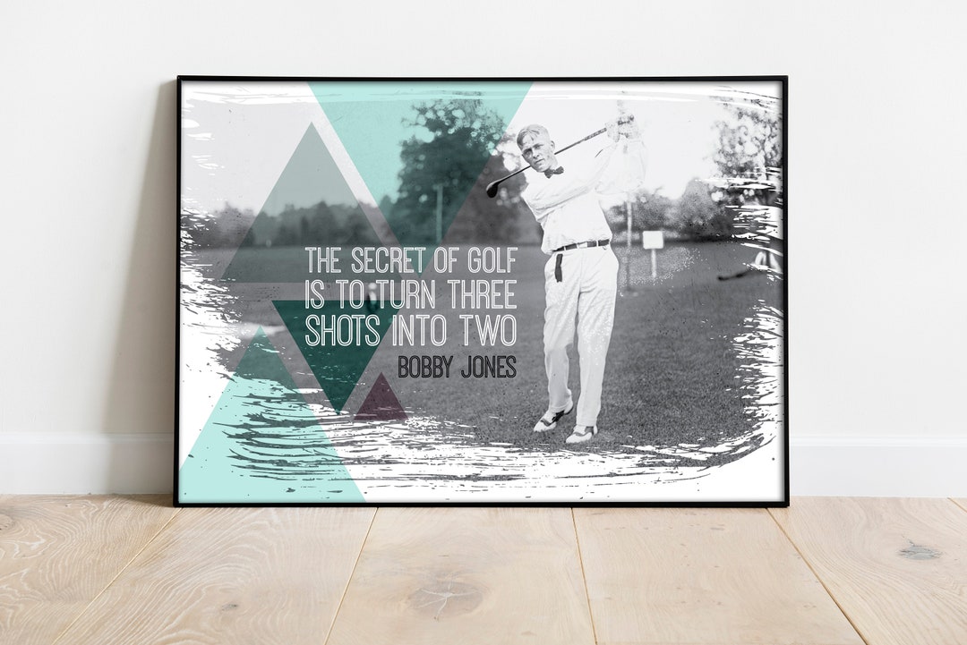 Golf I Bobby Jones I Golf Poster I Sports Figure I Sports I - Etsy