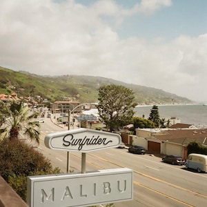 Surfrider Malibu Sign Print (digital Print) Beach House Print/ Coastal ...