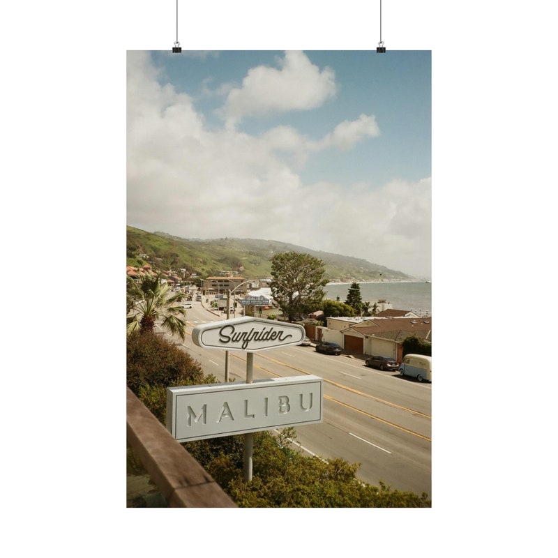 Aesthetic Malibu Poster - Etsy