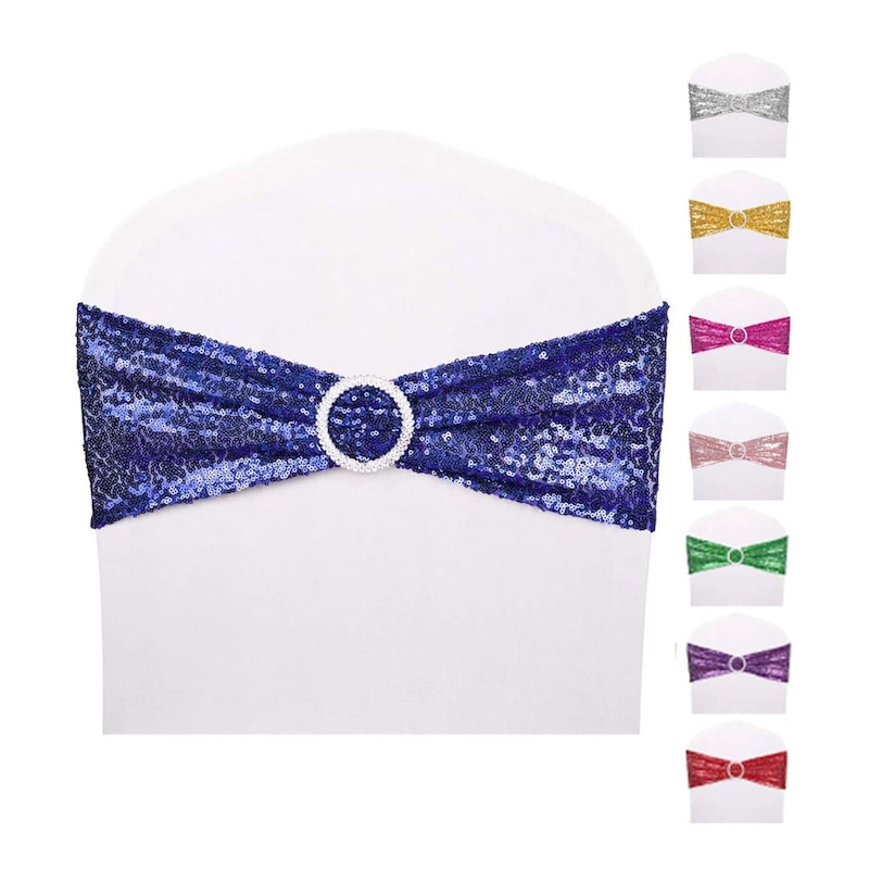 Gold Sequin Sash and Bow - Etsy