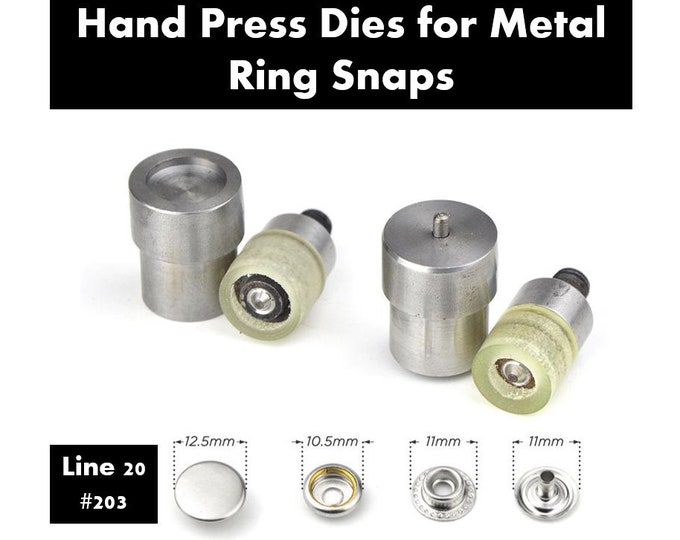 Metal Ring Snaps Line 20 Line 24 Metal Snaps 203 201 - Etsy