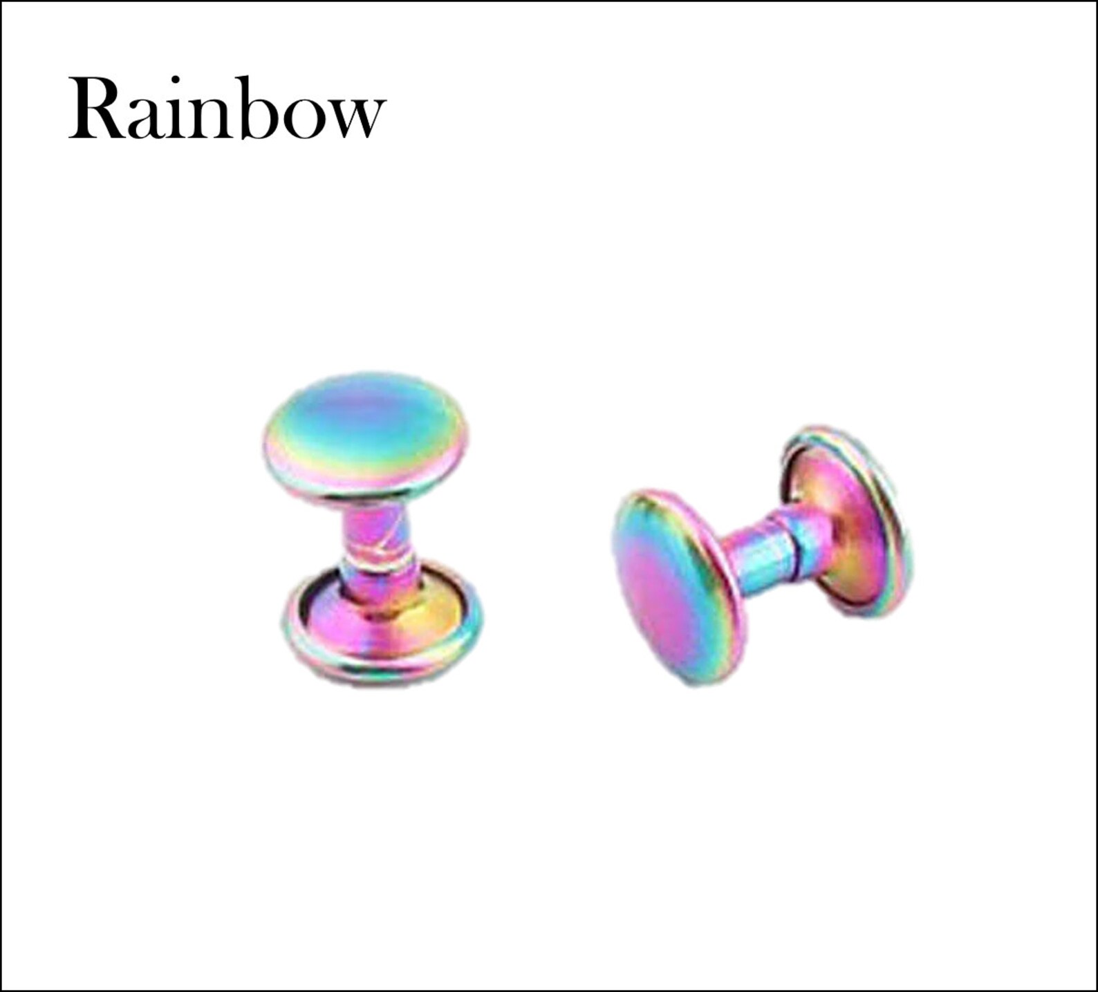 Rivets for Leather and Crafts - 50ct Small Medium Large Cap Rivets ...