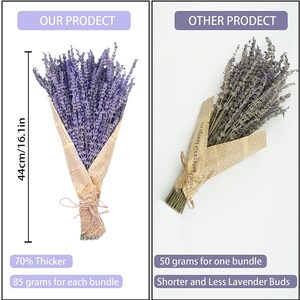 Dried Lavender Bundle - Purple Flower Bouquet - Wedding Decor ...