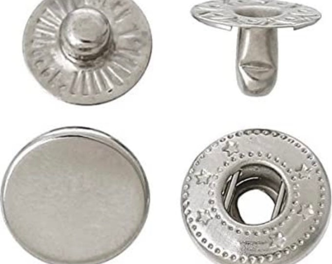 Metal Ring Snaps Line 20 Line 24 Metal Snaps 203 201 - Etsy