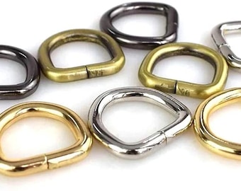Metal D-rings for Dog Collars Straps Belts and Hardware - Etsy