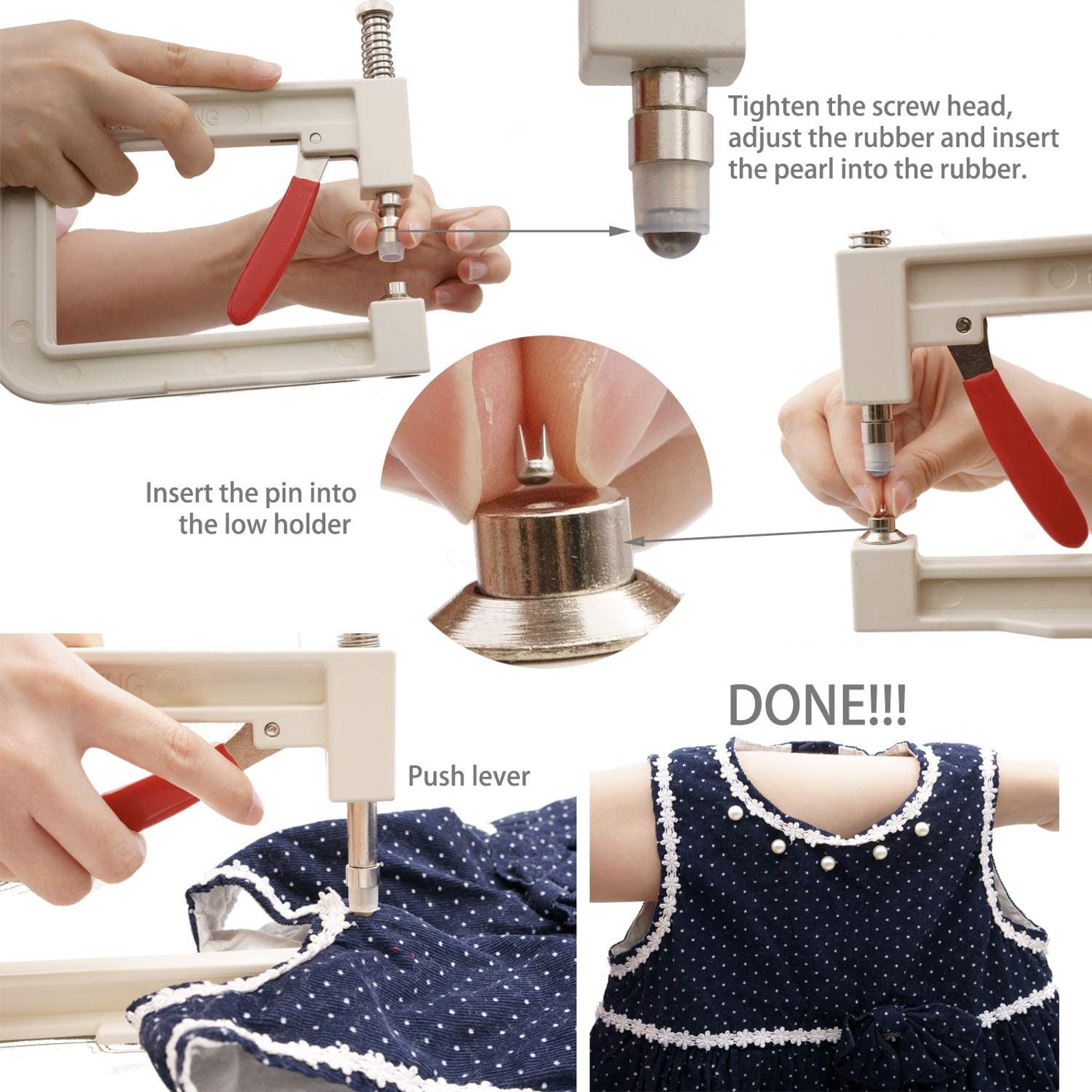 Pin Pearl Setting Machine - Fits 5 Sizes of Pin Pearls -P - Etsy