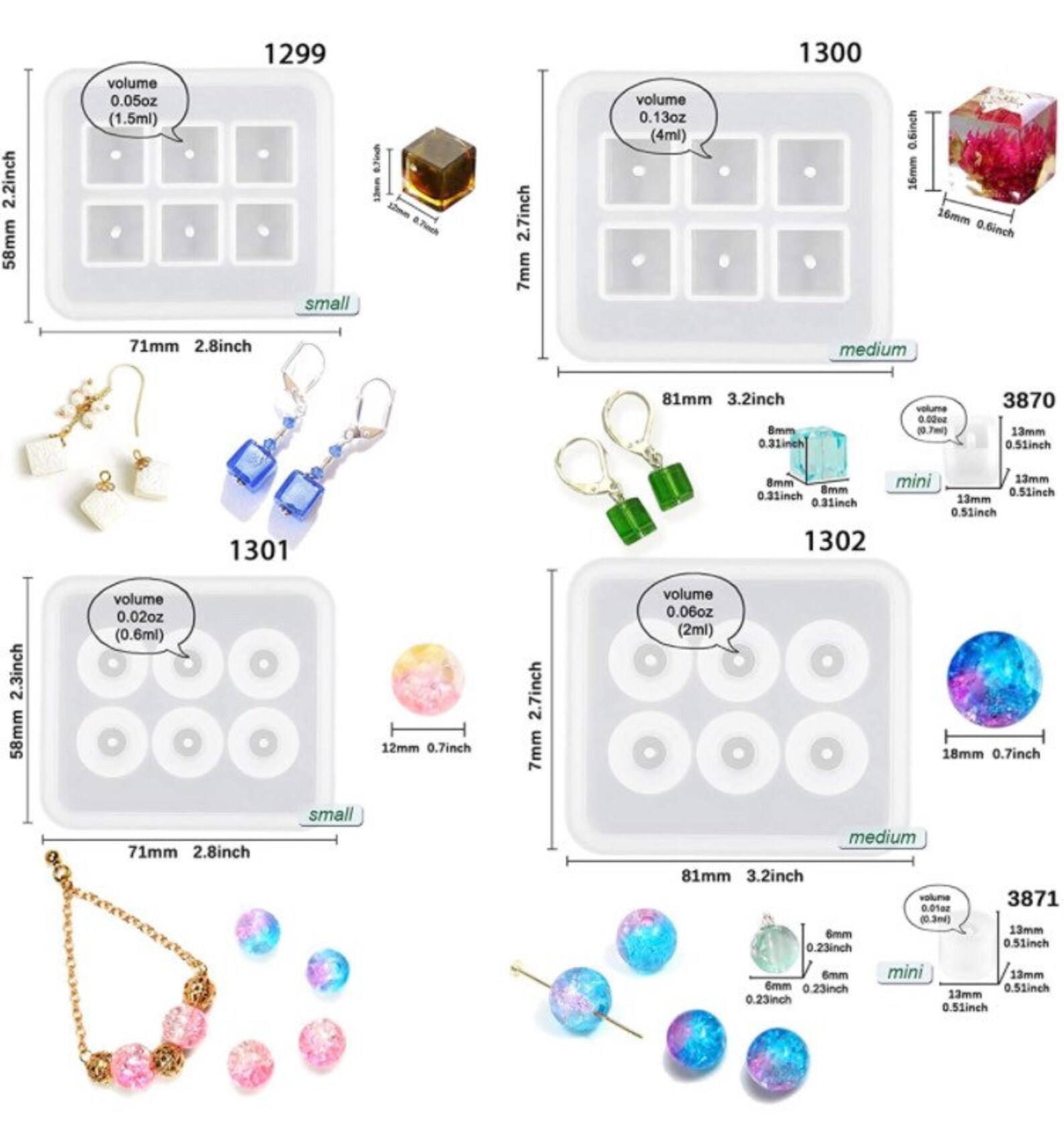 Bead Mold Kit for Resin | Etsy