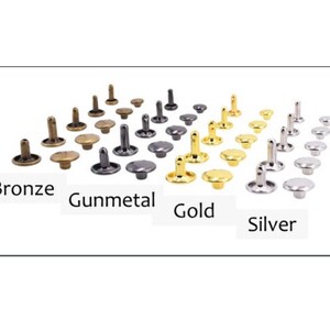 Tiny Doll Rivets for Leather - 100ct 4mm Cap Rivet Studs - Fast ...