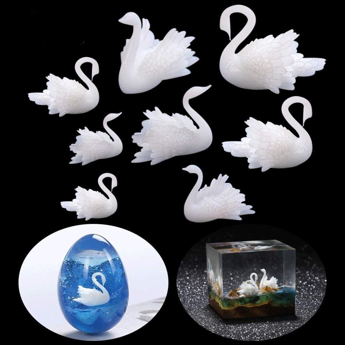 Swan Jewelry Resin Kit - Etsy