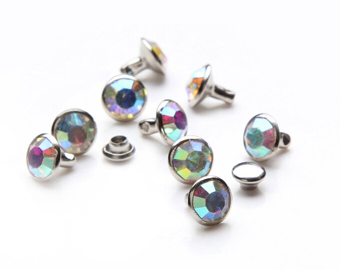 Rivets for Leather and Crafts 50ct Small Medium Large Cap | Etsy