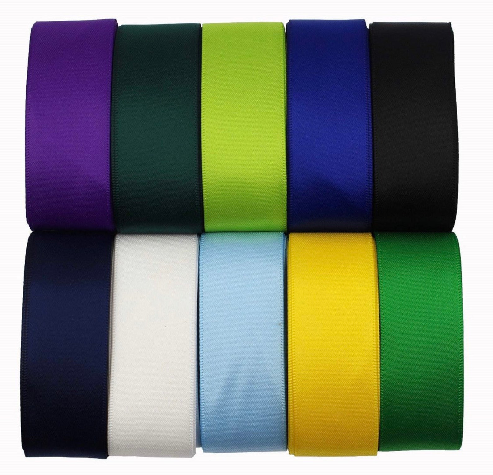 Satin Ribbon 2 Double sided polyester satin ribbon 2 x 2 | Etsy