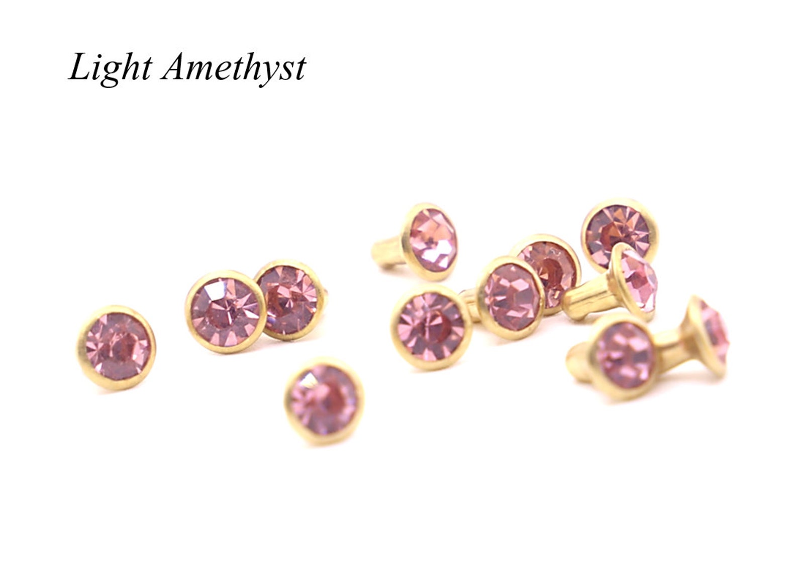 Crystal Rivet Sampler Box Bulk Savings 300 Crystal Rivets - Etsy