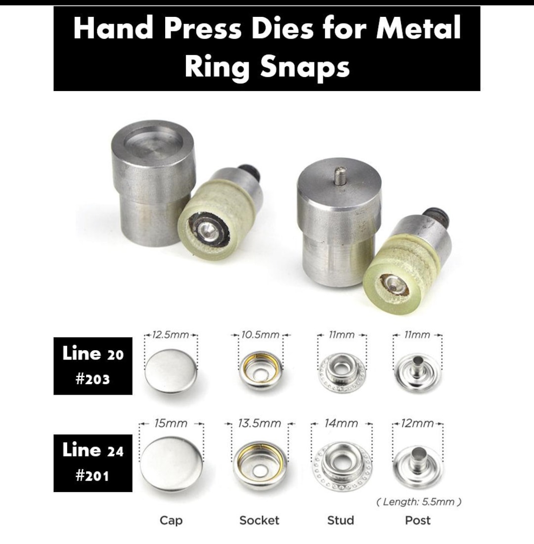 Metal Snap Dies for Hand Press - Dies for Setting #655, #633, #831 ...