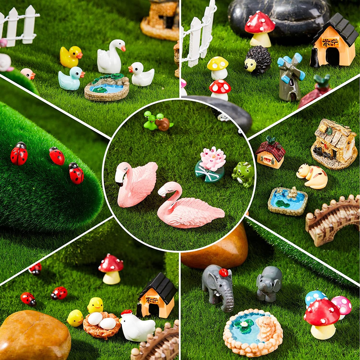 240pc Fairy Garden Set Miniature Garden Furniture Mini - Etsy