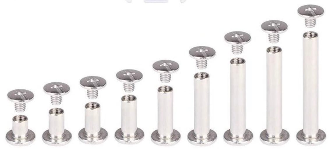 Stainless Steel Chicago Screw Rivets Multiple Sizes Easy - Etsy