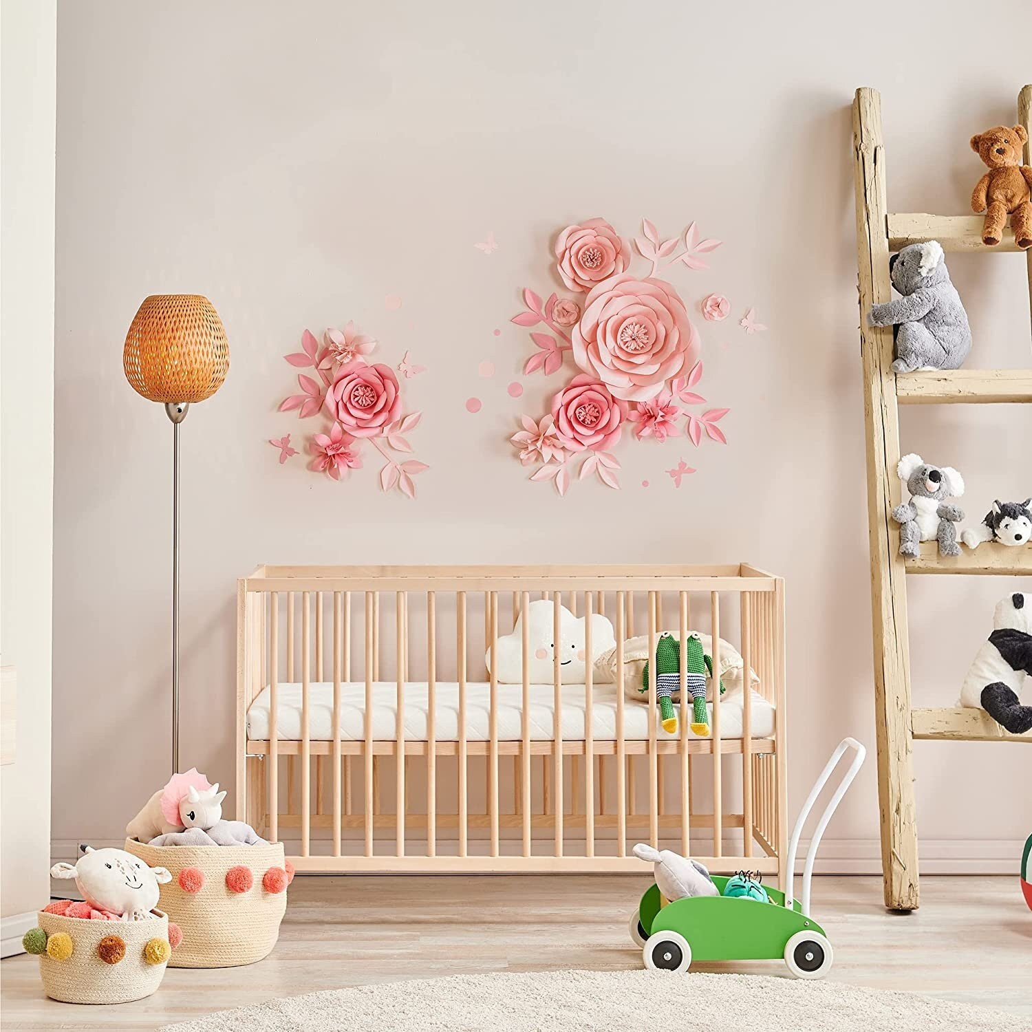 Paper Flowers 3D Paper Flower Wall Display for Nursery - Etsy