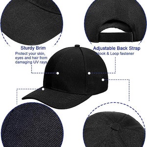 Plain Black Hats - DIY Hat Designs - Etsy