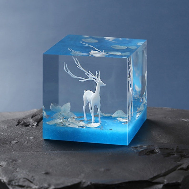 Deer Nature Scene Resin Kit - Etsy